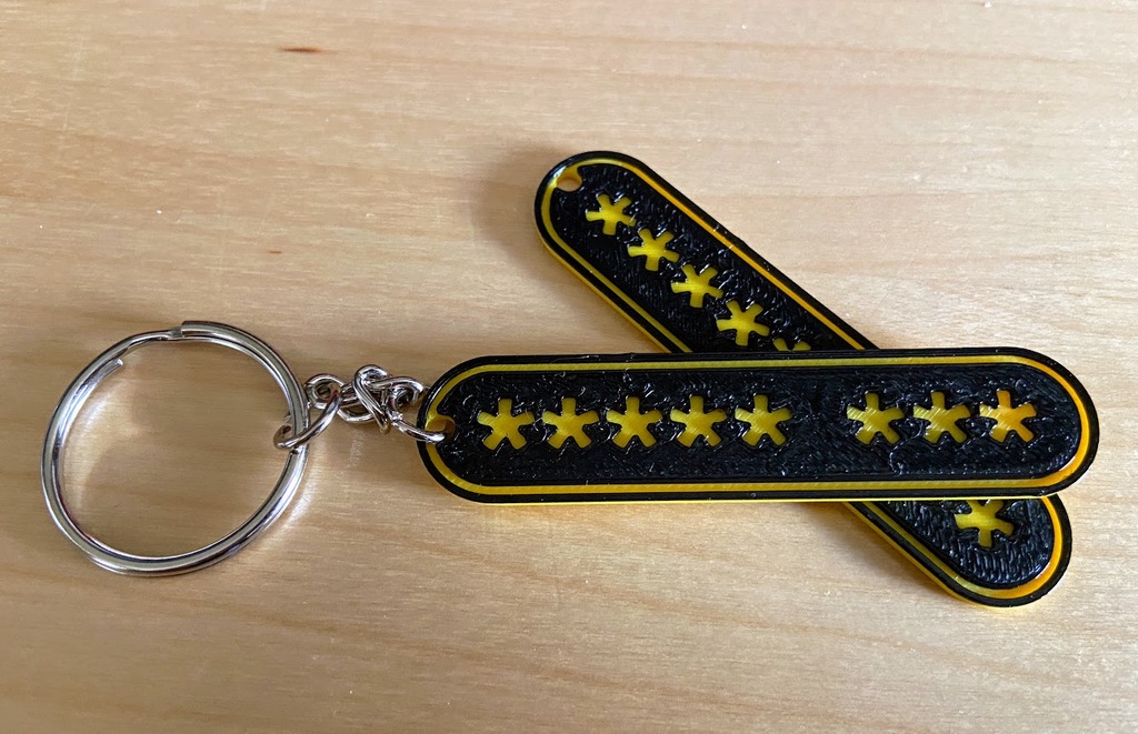 Keychain brelok ***** *** by Damian | Download free STL model ...