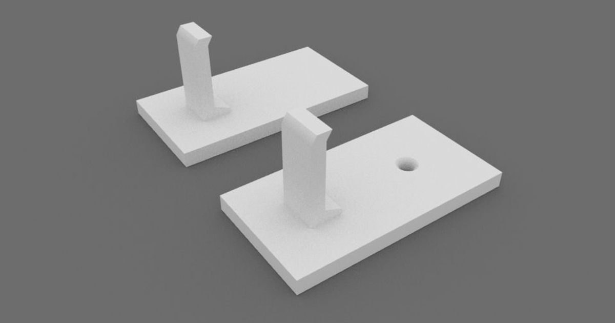 Wall hook by Zouïguy | Download free STL model | Printables.com