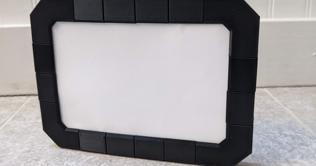 Modular picture frame por FlyingPurpleCow | Descargar modelo STL ...