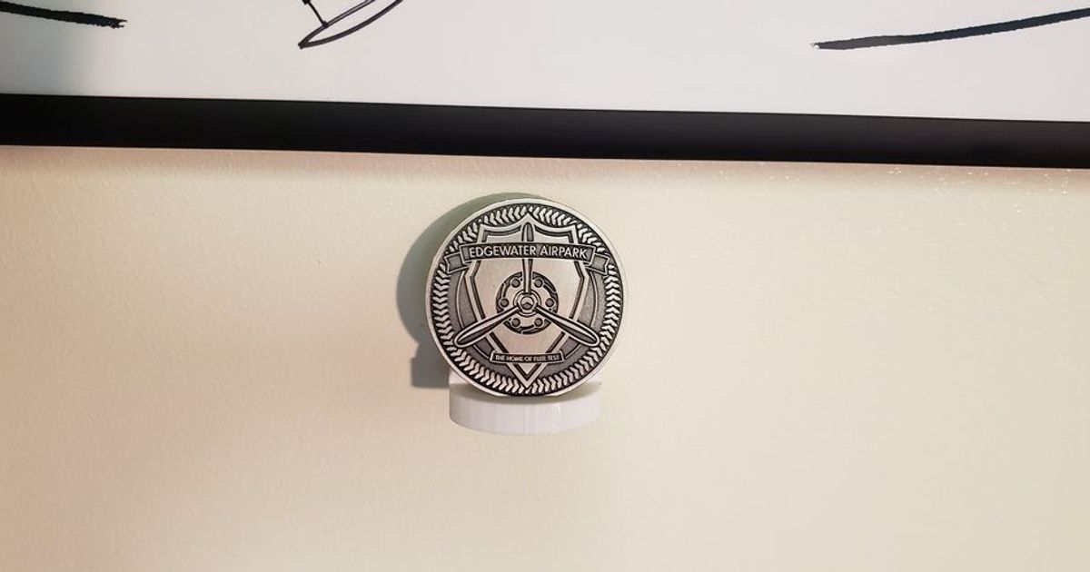 Challenge Coin Holder (Desk or Wall Mount) by hotbrass2005 | Download ...