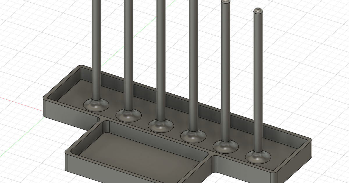 Test Tube Drying Rack for Aquariums by Phobos | Download free STL model ...