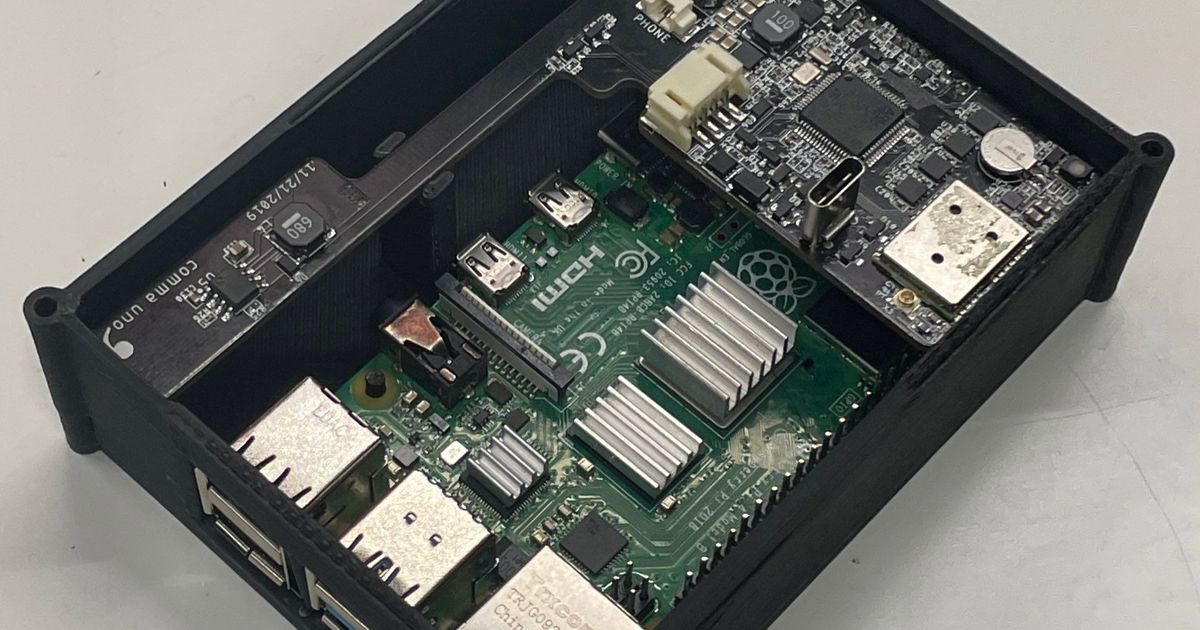 Comma 2 to Raspberry Pilot Conversion by Rob S | Download free STL ...