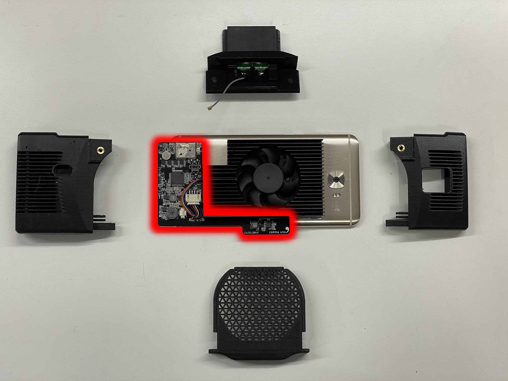 Comma 2 to Raspberry Pilot Conversion by Rob S | Download free STL ...