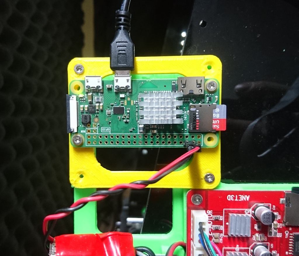 Raspberry Pi 1/2/3 to Zero Mount Adapter by araymbox | Download free ...