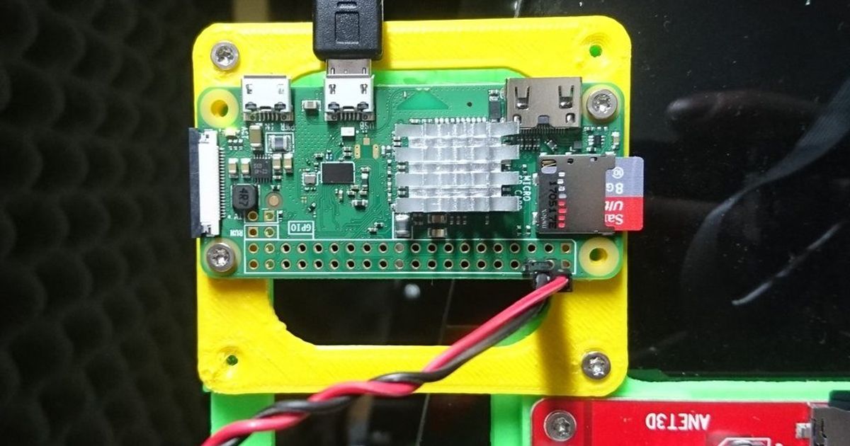 Raspberry Pi 1/2/3 to Zero Mount Adapter by araymbox | Download free ...