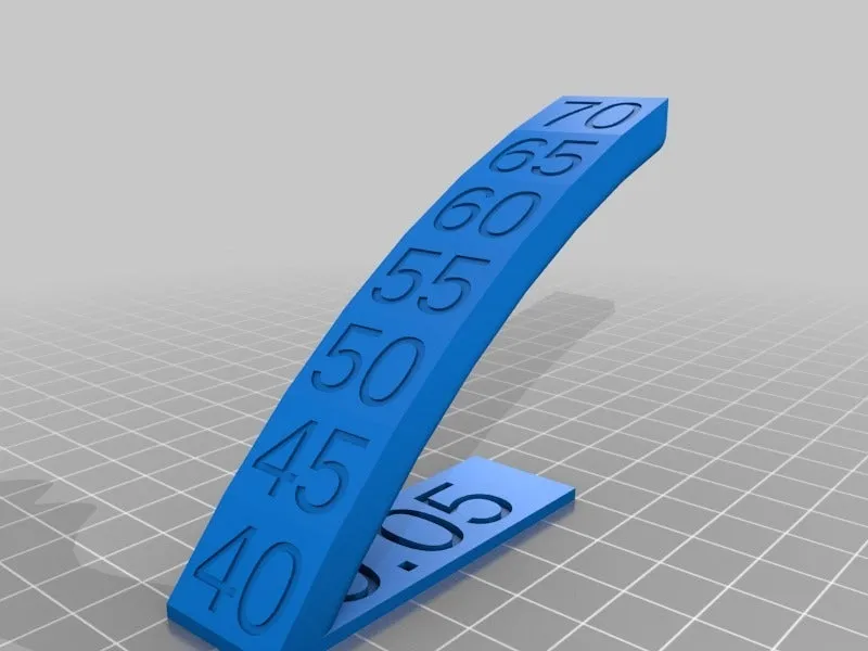 Customizable overhang test by SE | Download free STL model | Printables.com