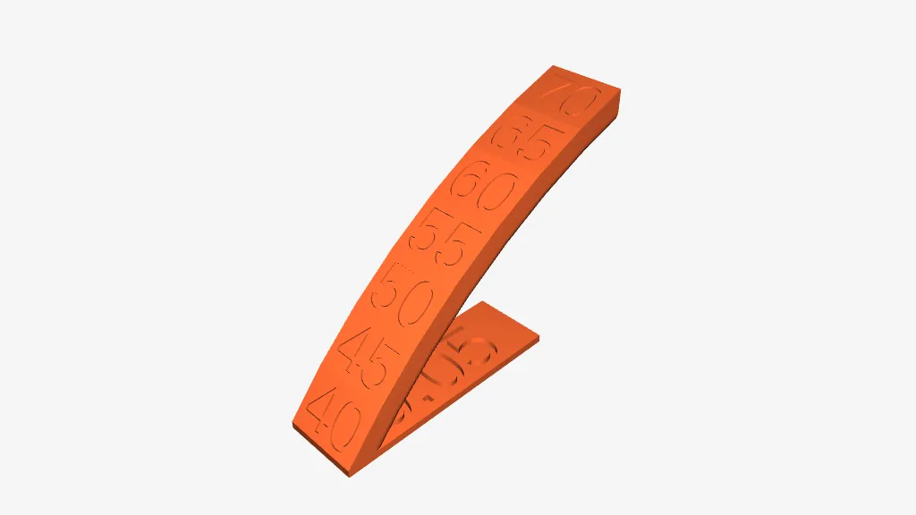 Customizable overhang test by SE | Download free STL model | Printables.com