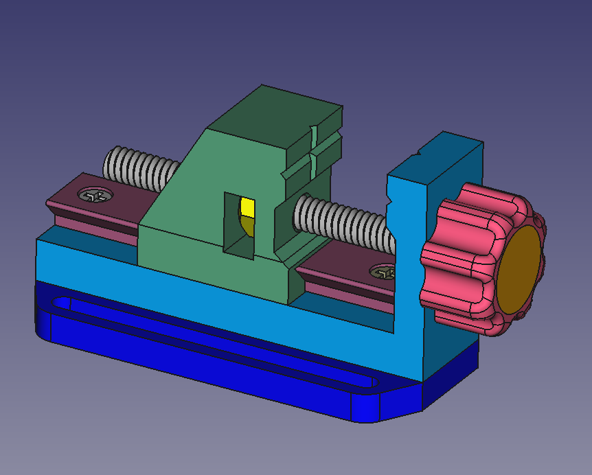 Miniature Vice 2.0 => upgrade kit for imperial screw by HD_Creator ...