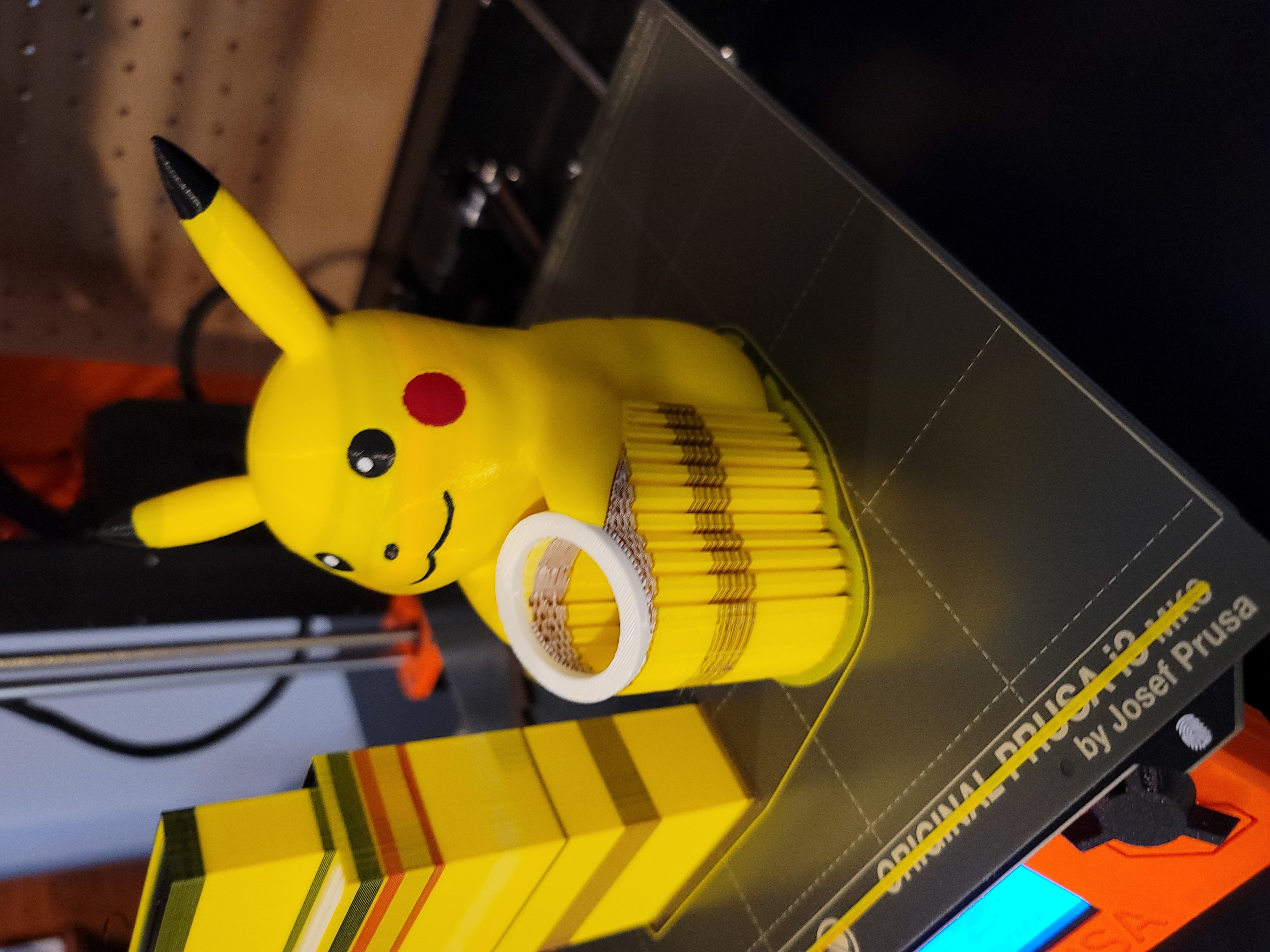Remixed Pikachu Light Stand for Candelabra Bulbs and MMU Printing by ...