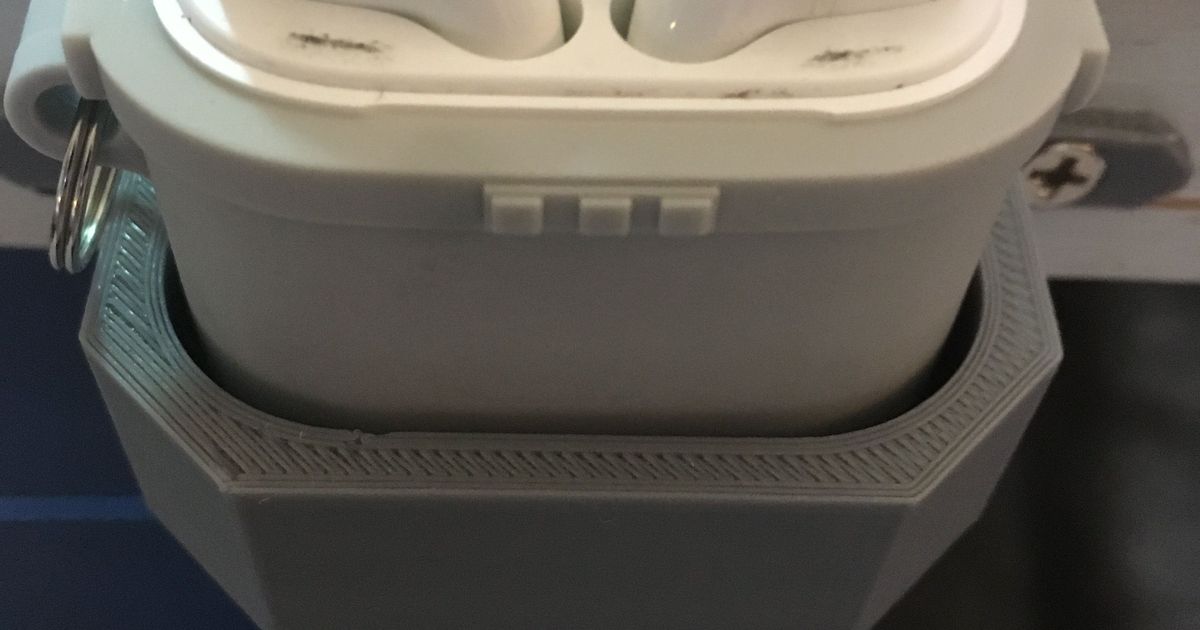 AirPods with case holder by Se34 | Download free STL model | Printables.com