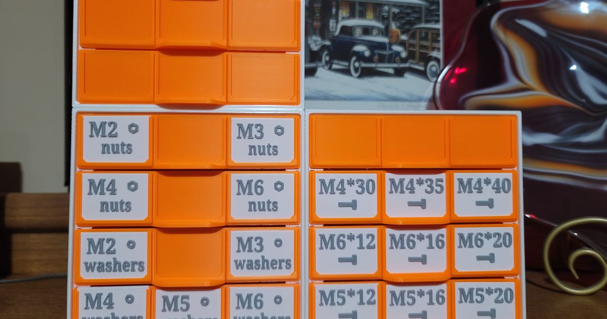 Various Size Stackable Storage Box - Labels by CRoper113 | Download ...