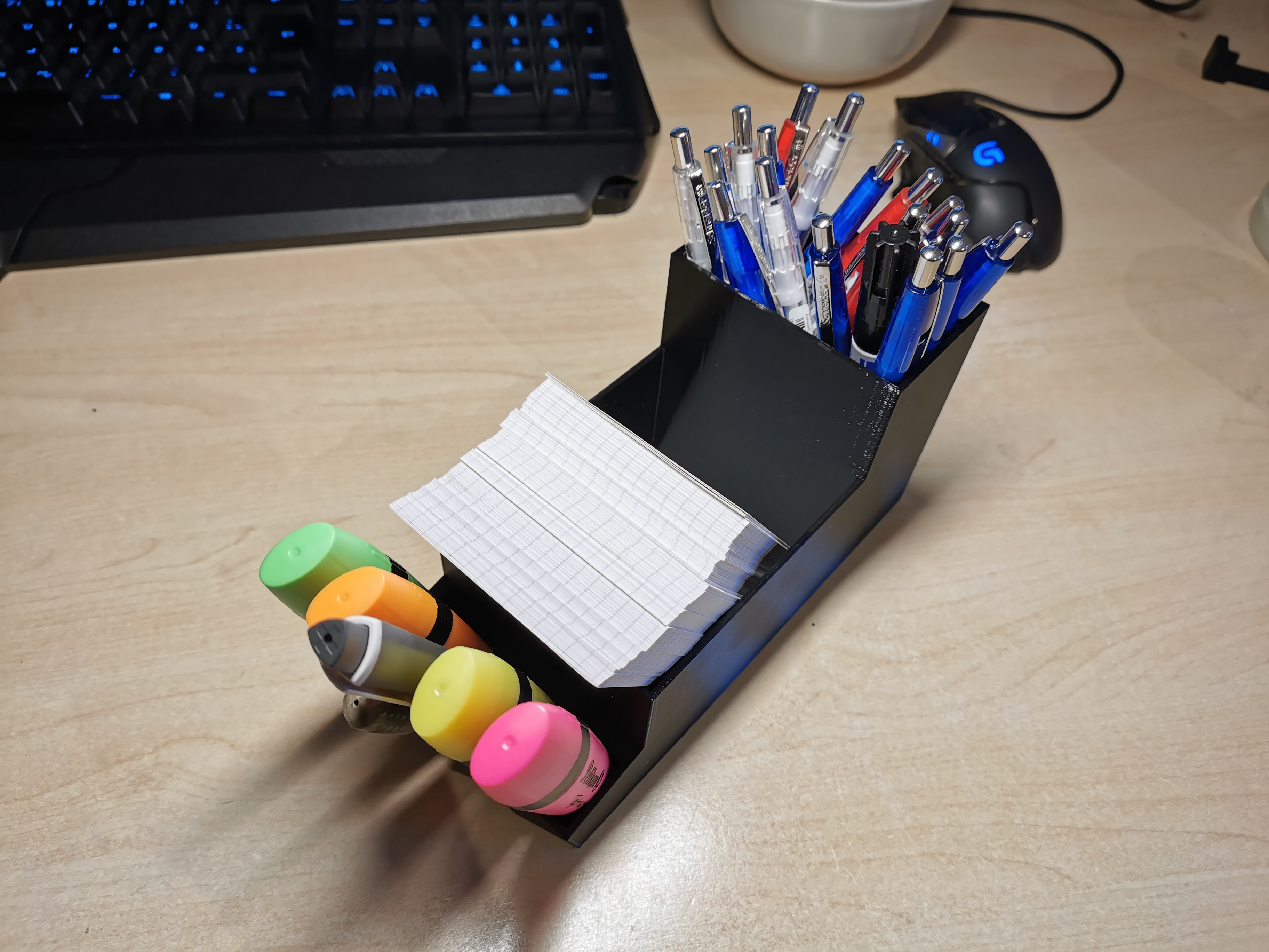 Simple desktop organizer by KIL0 | Download free STL model | Printables.com