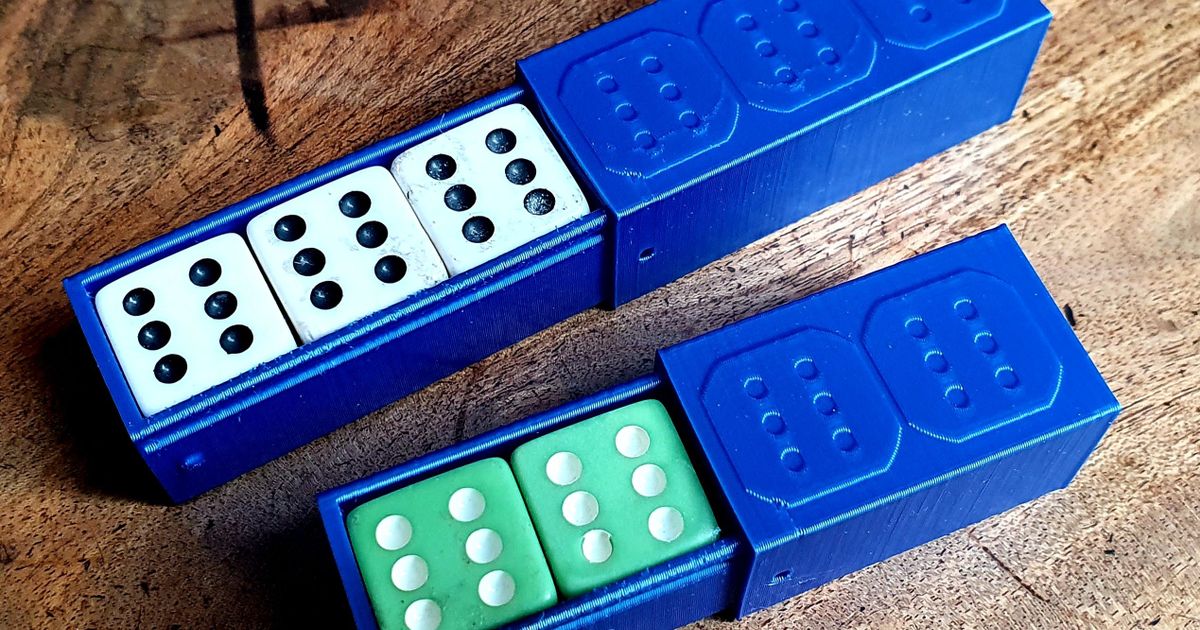 Print in place Dice-Box by JH | Download free STL model | Printables.com