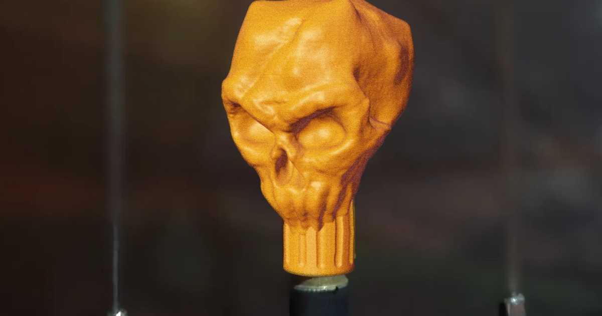 💀 Skull - Bike valve cap by sh | Download free STL model | Printables.com