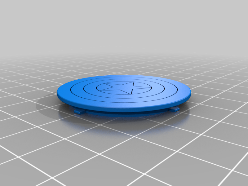 Captain America Pop Socket by rhynes | Download free STL model ...