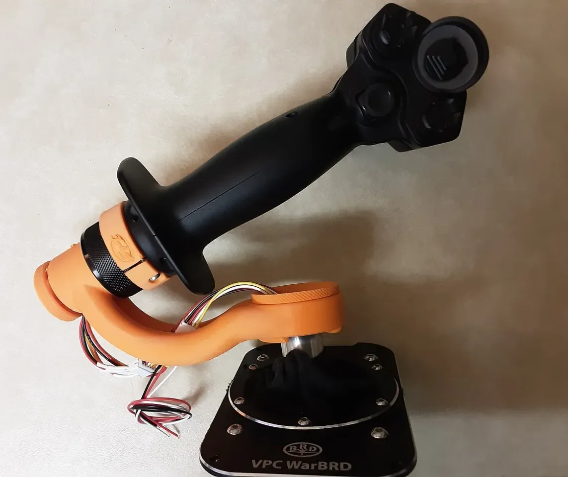Angled Adaptor for Virpil/Thrustmaster Joystick by Joker_G | Download ...