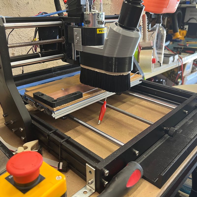 3018 Pro CNC Magnetic Dust Shoe System by djos 1475 Download free STL model Printables