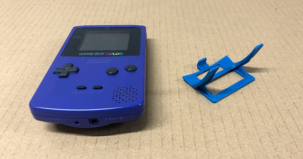 Game Boy Color Mini Stand by HugoCraft | Download free STL model ...