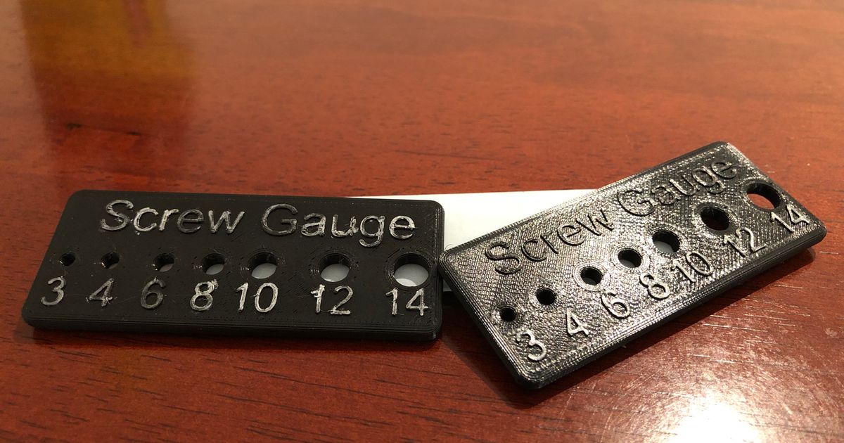 Screw gauge by Darrens Workshop | Download free STL model | Printables.com