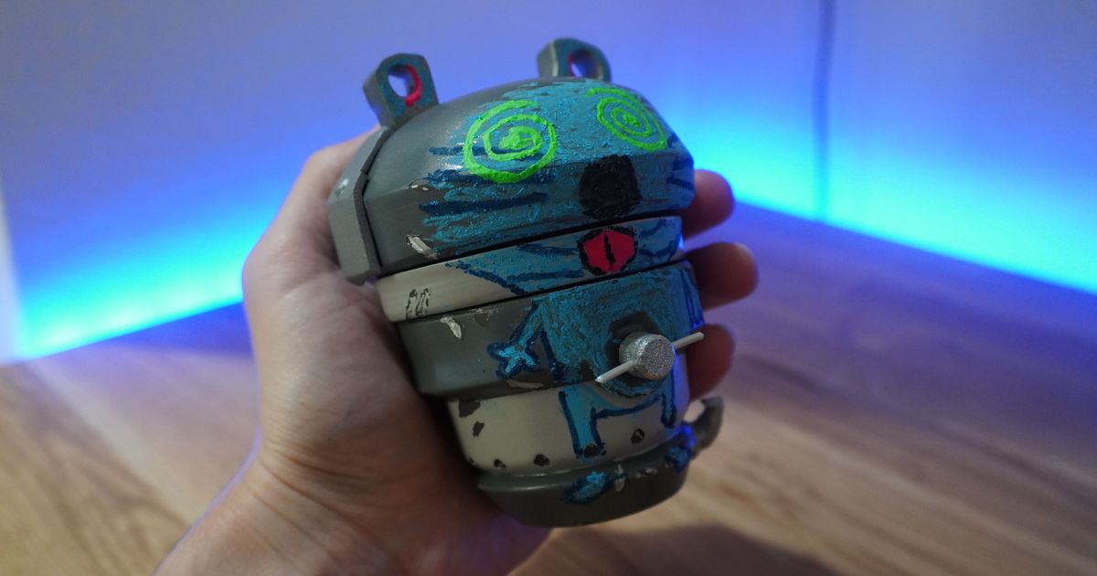 Mouser (P̵o̵w̵d̵e̵r̵ Jinx's grenade from Arcane) by unlimitedbacon ...