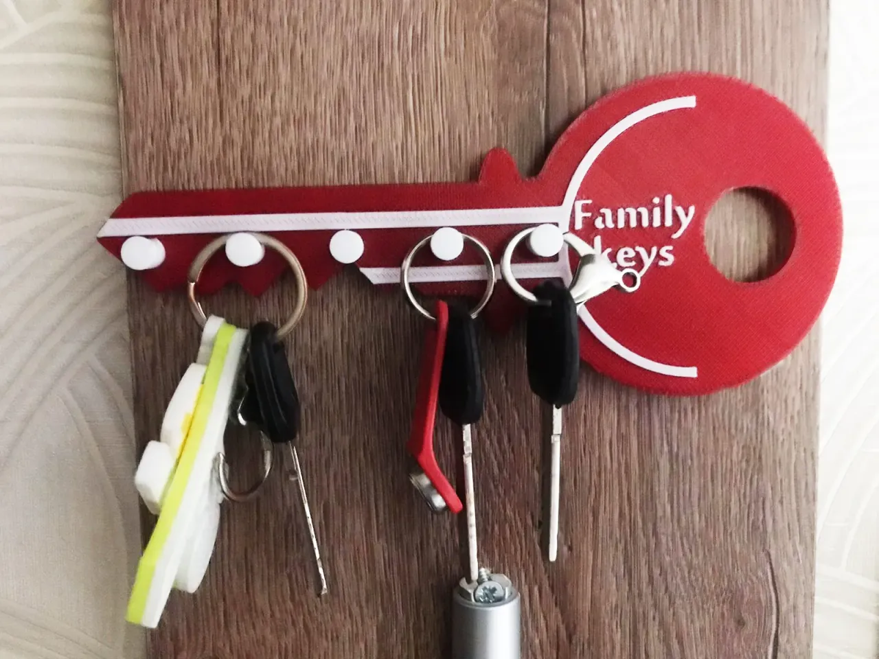 Key hanger by Oxa | Download free STL model | Printables.com