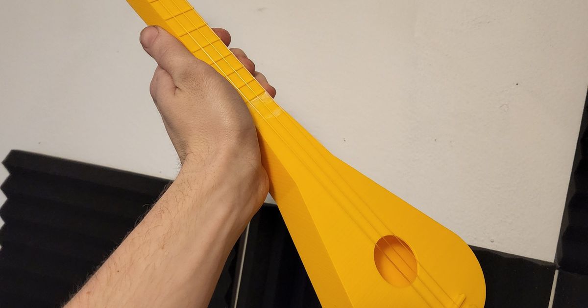 3 string ukulele-like instrument by Grhmhome | Download free STL model ...
