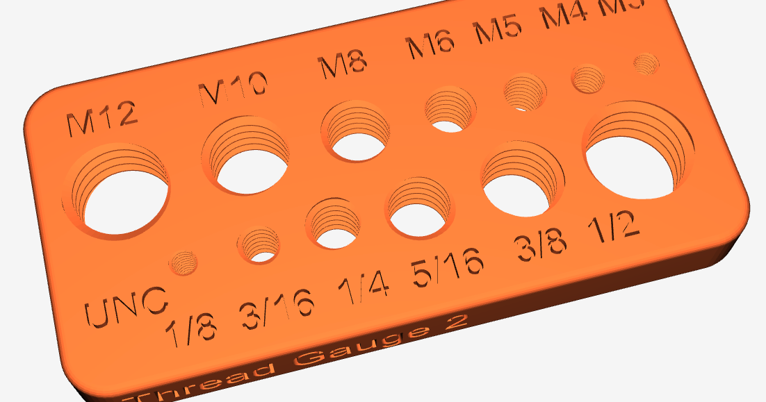 Thread Gauge 2 by Darrens Workshop | Download free STL model ...