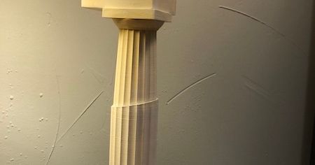 Greek Doric Order Column by khattoum@yahoo.com | Download free STL ...