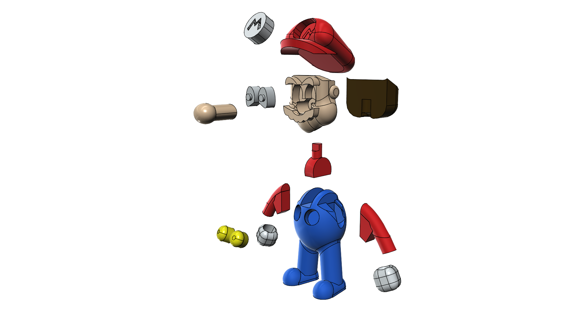 Miniature Mario Playset - With Mario and Koopa Troopa Characters by ...