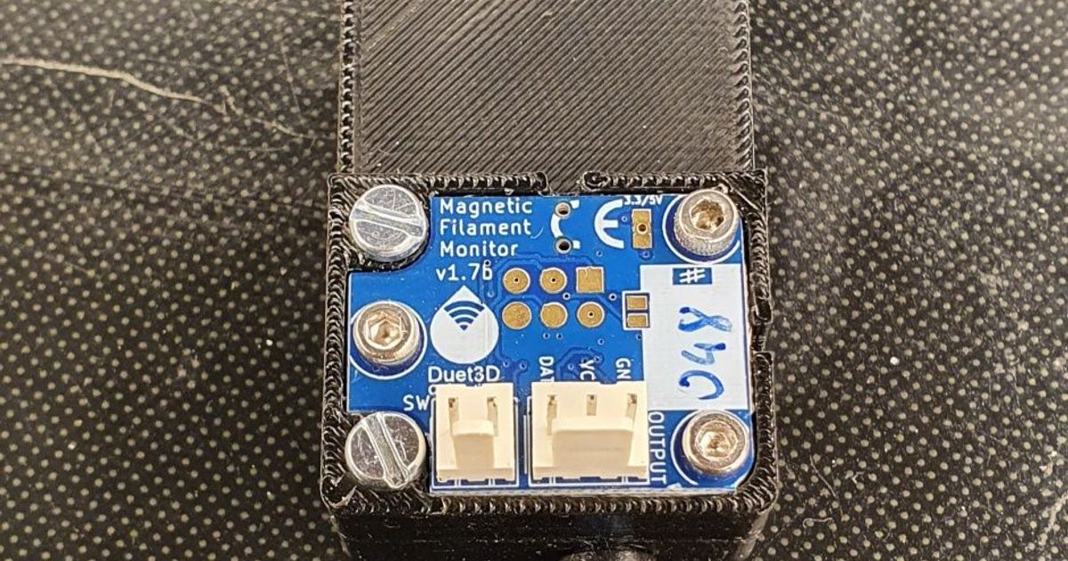 Duet3D Rotating Magnet Filament Monitor Rev 1.7b V2.0 by Janne ...