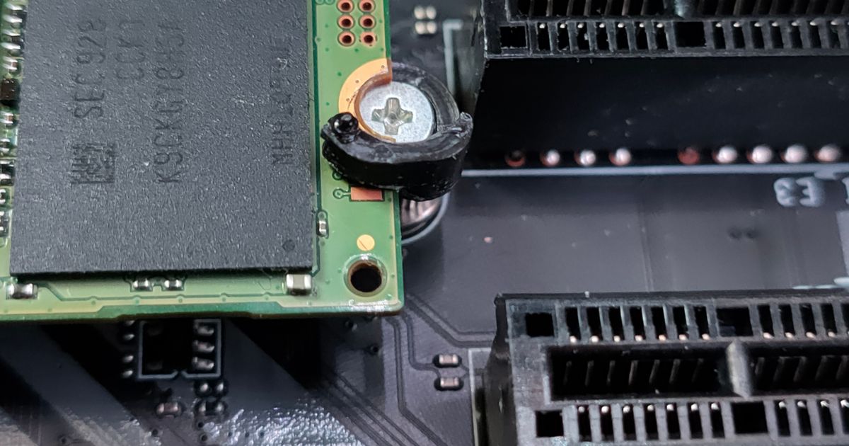 pc m.2 Quick realise clip by methlon | Download free STL model ...