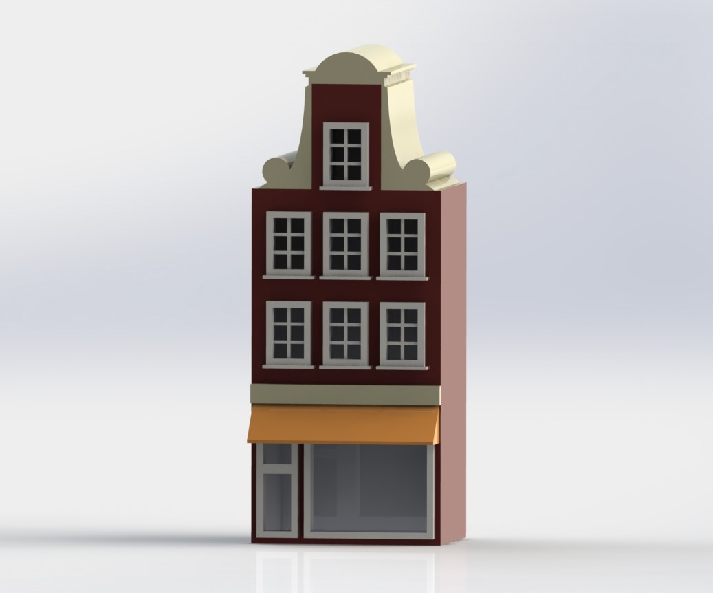 Dutch Row House by MiniMakerspace | Download free STL model ...