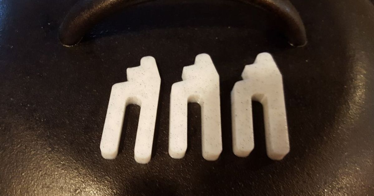 Cast Iron Dutch Oven / Frying Pan Lid Spacer by SkippyMcSlappyPants ...