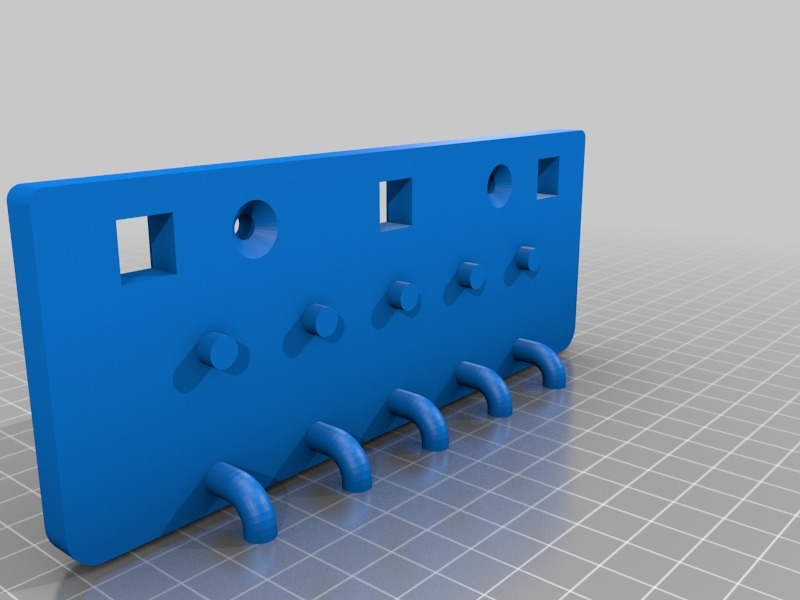 Pegboard Mounted Plastic Flip Top Container Holder by ...