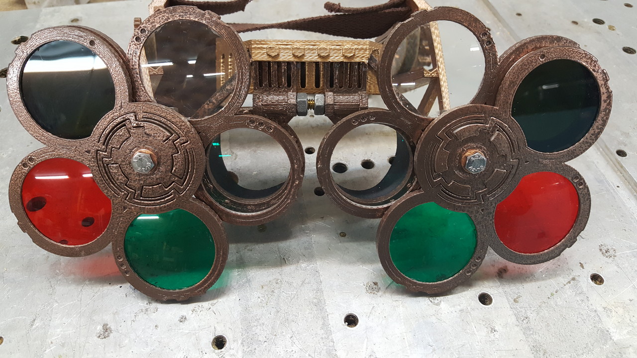 Steampunk style shop goggles by TickTock | Download free STL model ...