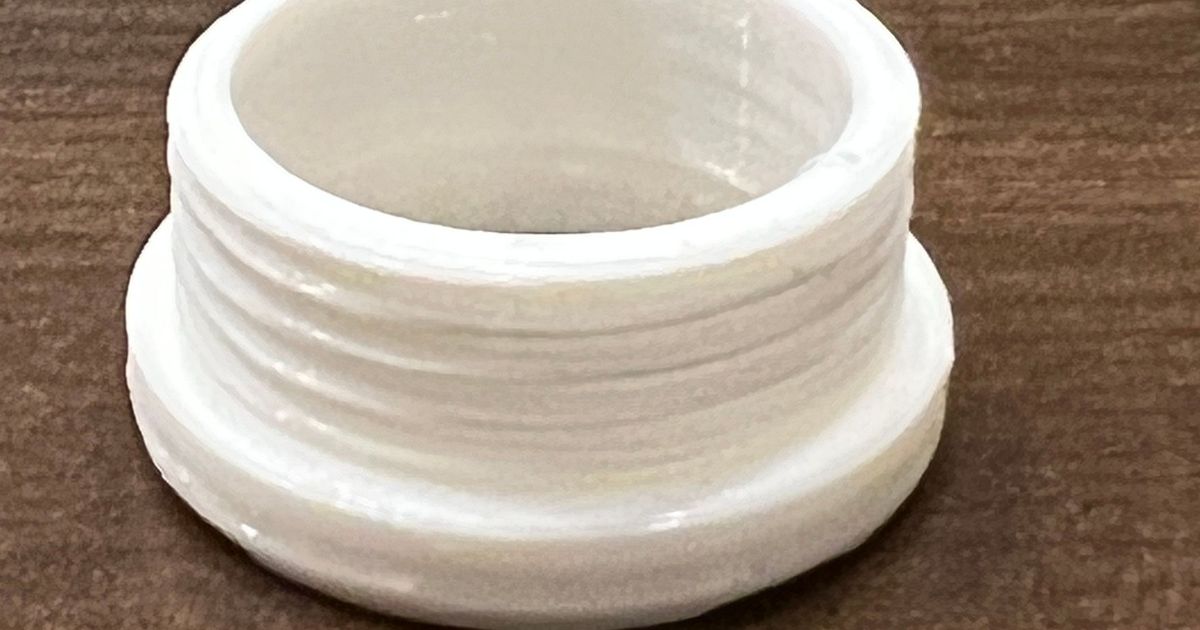 Threaded sleeve for a glass door fitting. M22x1.5 by Christian ...