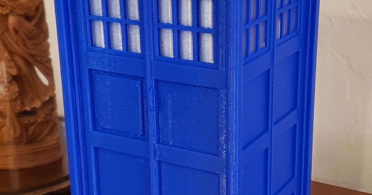 Tardis Dice Tower (multicolor) by TickTock | Download free STL model ...