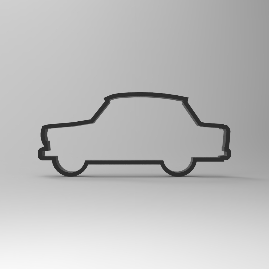 Trabant 601 cookie cutter von Stepa | Kostenloses STL-Modell ...