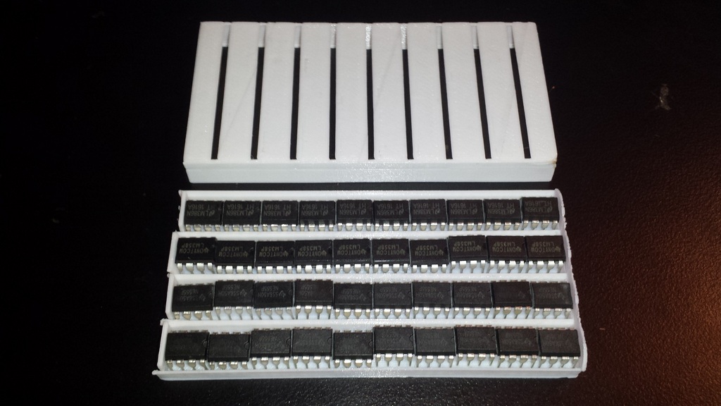 Integrated Circuit Holder - Holds 40 8-pin ICs by Atom's Lab | Download ...