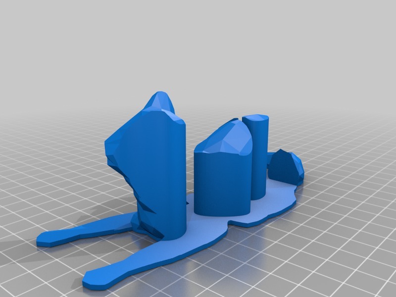 Dual Color Low Poly Cat by Atom's Lab | Download free STL model ...