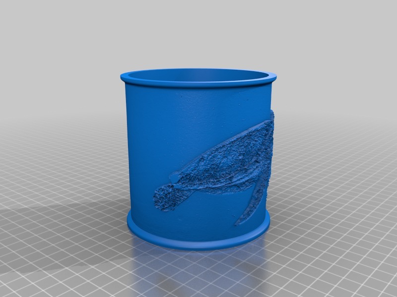 Turtle Lithophane Lamp by Atom's Lab | Download free STL model ...
