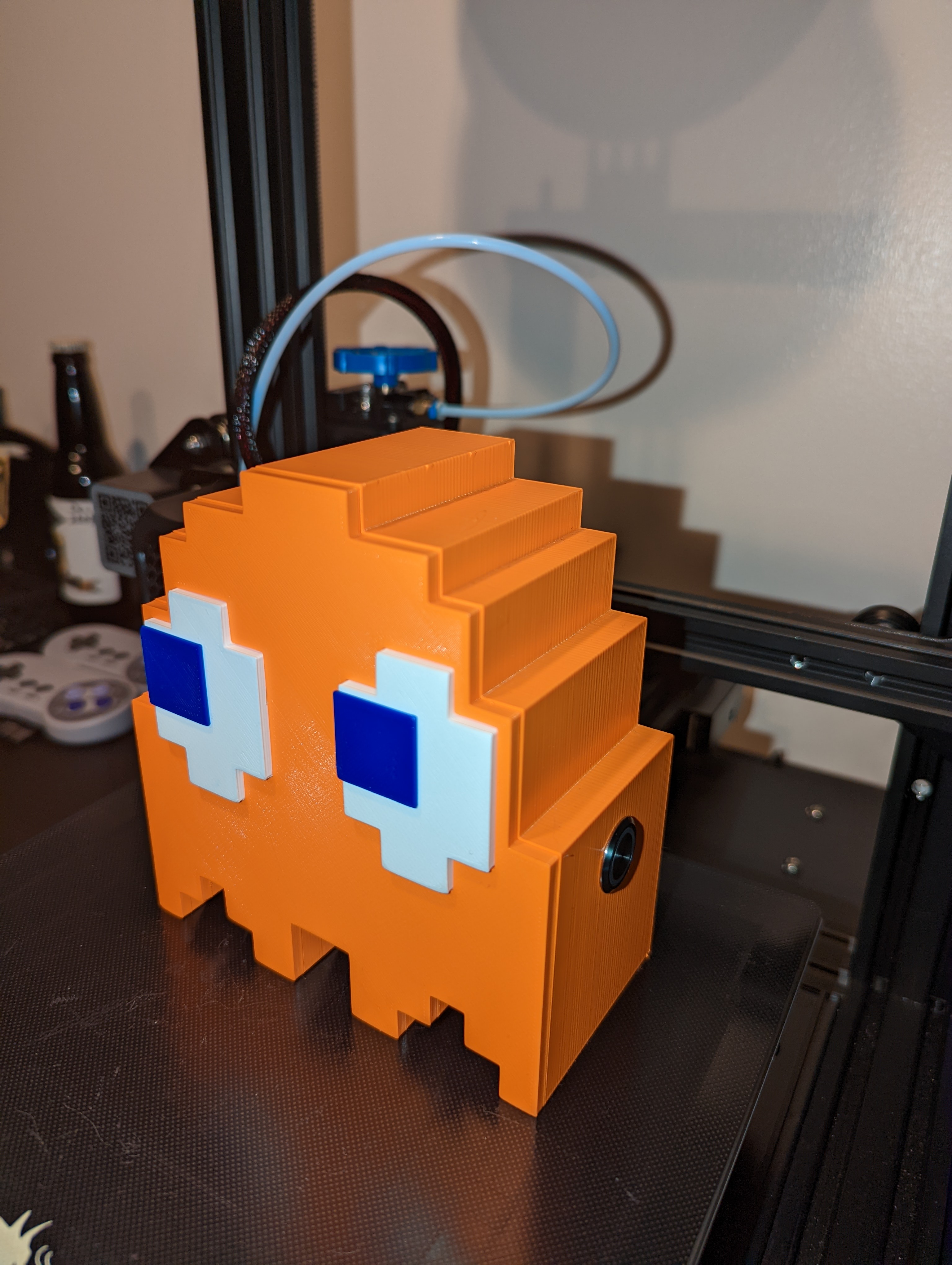 Pi-4 Pacman Ghost Case by ordnancetech82 | Download free STL model ...