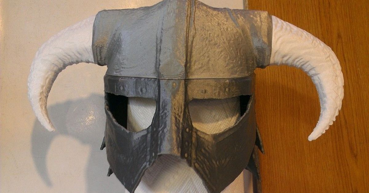 Dovahkiin Helm Reforged by bob_borygmos | Download free STL model ...