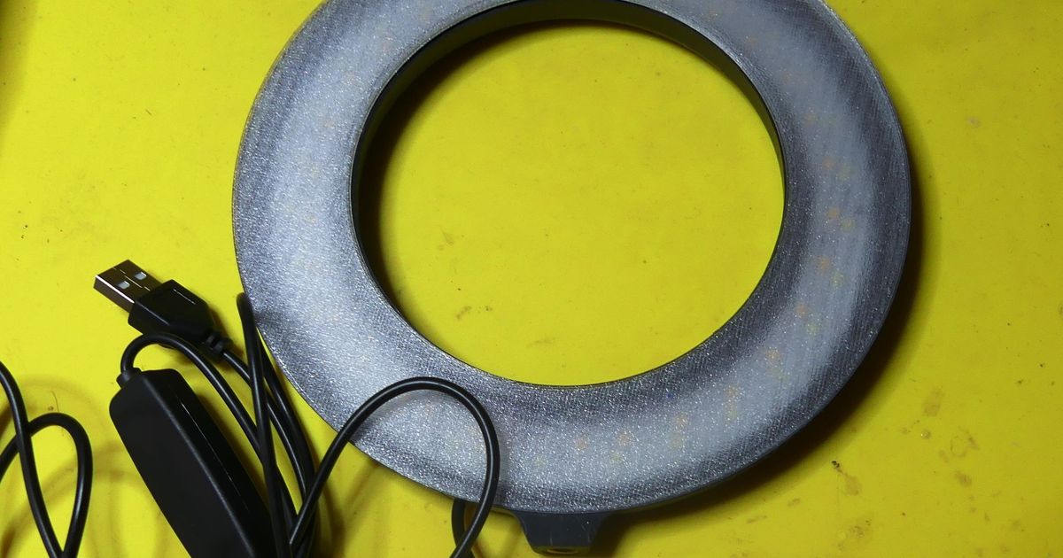 Diffuser for LED-Ring by werz 99 | Download free STL model | Printables.com