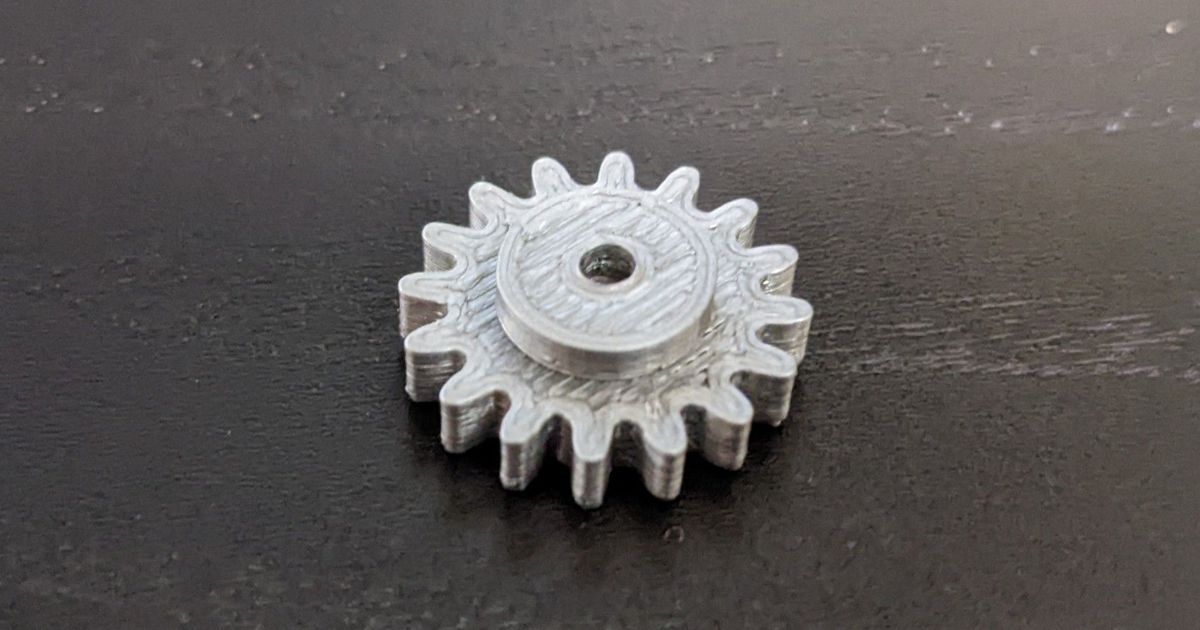 16 Tooth Technic Lego Chain Sprocket (for DC Motor) by jschoentag ...