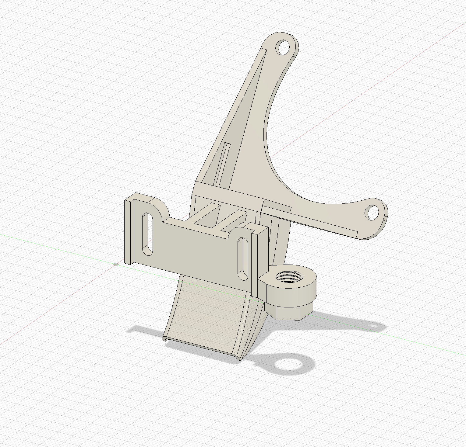 NFSunrise fan mount for Volcano extruder, 3DTouch, inductive probe by ...
