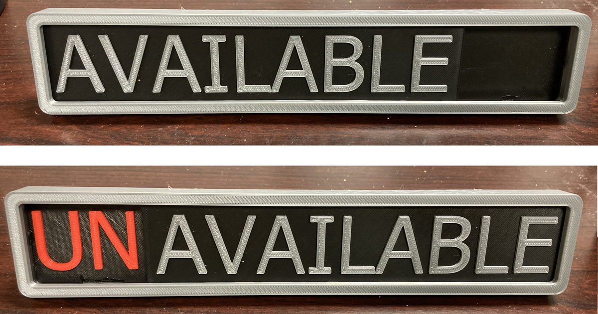 UN-AVAILABLE office sign - no MMU required by R101101 | Download free ...