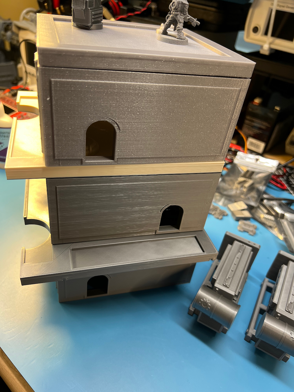 Wargame Building Terrain - Stackable - Group One by RobertusMaximus ...