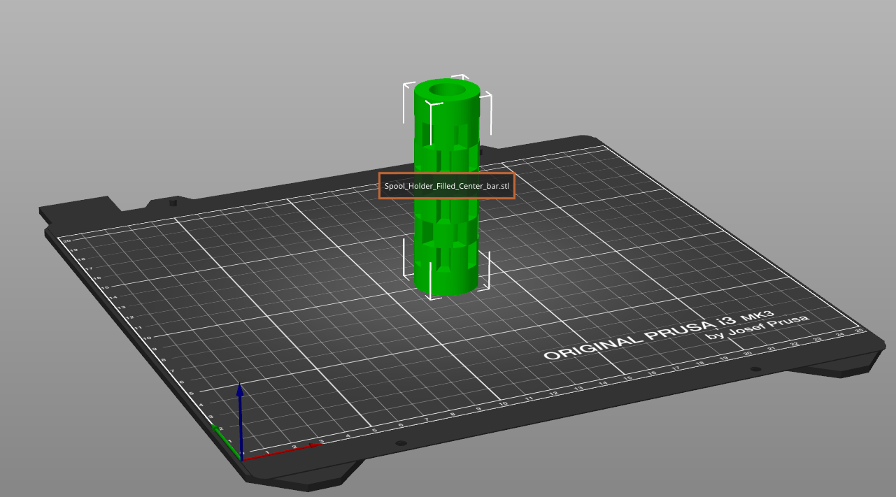 Spool Holder Center Bar || I3-RS32 || MakerFR by Mushu | Download free STL model | Printables.com