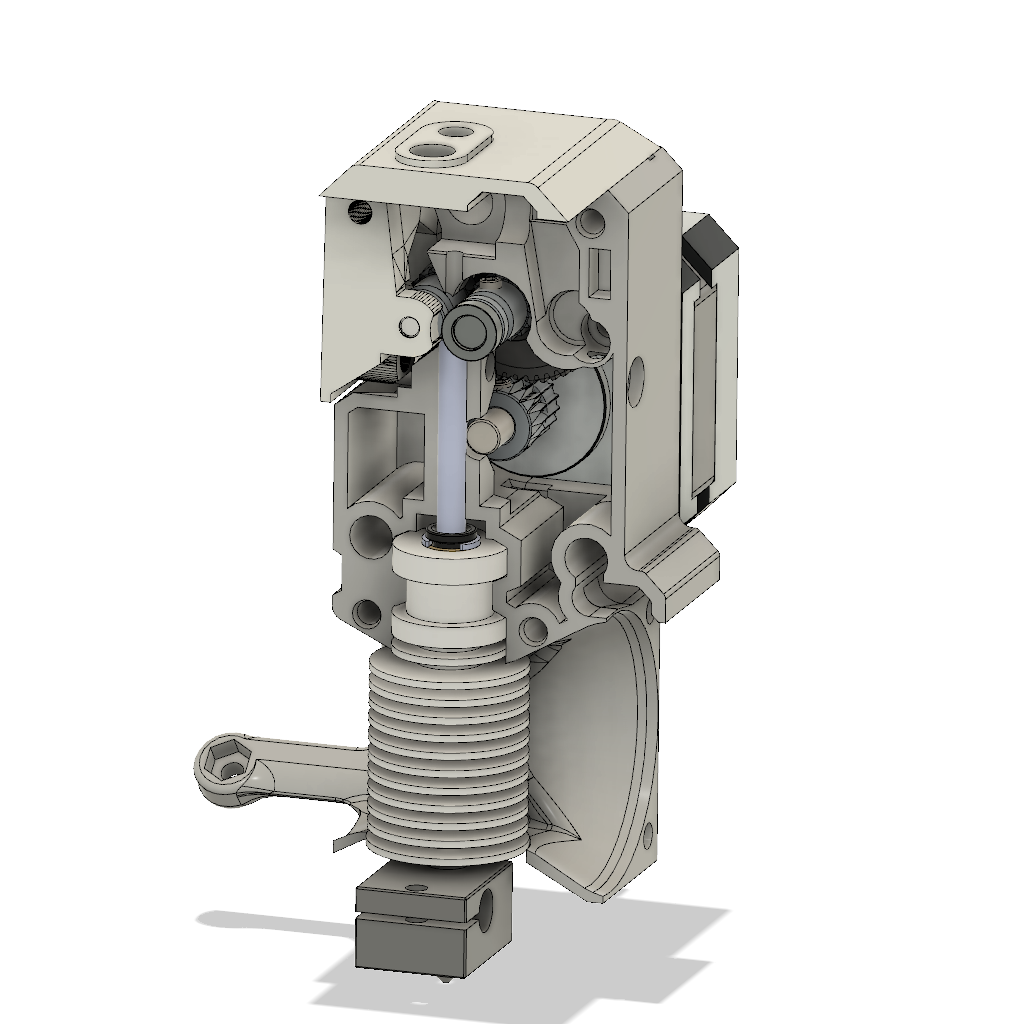 R4G Extruder for Prusa, a DIY Bondtech Upgrade / Geared Extruder por ...